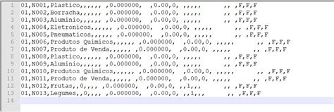 como importar um arquivo txt ou csv via apsdu terminal de informação