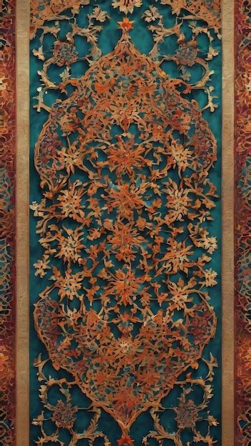 Premium Photo Arabic Ornament Wallpaper And Texture Neural Network Generated Art