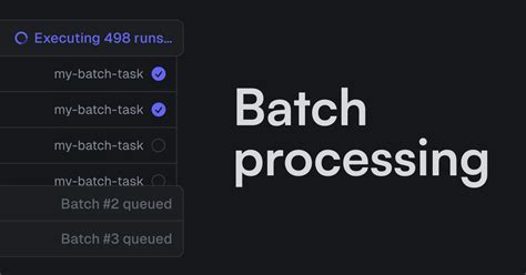 Batch Processing Trigger Dev