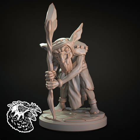 Goblins 3d Printed Monster Hobgoblin Monser Miniatures 32mm 75mm
