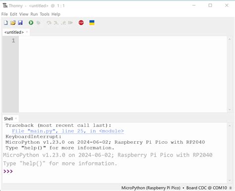 Raspberry Pi Pico Thonny Ide Setup Mutex Firmware