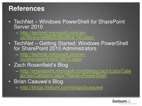 ppt sharepoint 2010 administration using powershell powerpoint