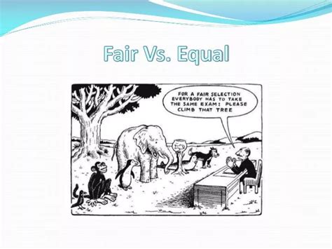 Ppt Fair Vs Equal Powerpoint Presentation Free Download Id4128264