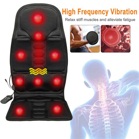 Futata 8 Mode 3 Intensity Full Body Electric Vibration Massage Seat