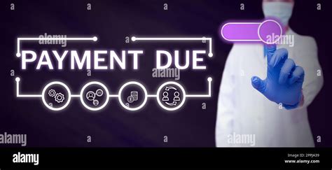 Conceptual Caption Payment Due Word For The Date When Payment Should Be Received By The Company