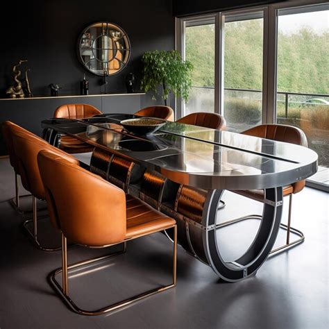 Premium Ai Image Luxury Style Dining Table