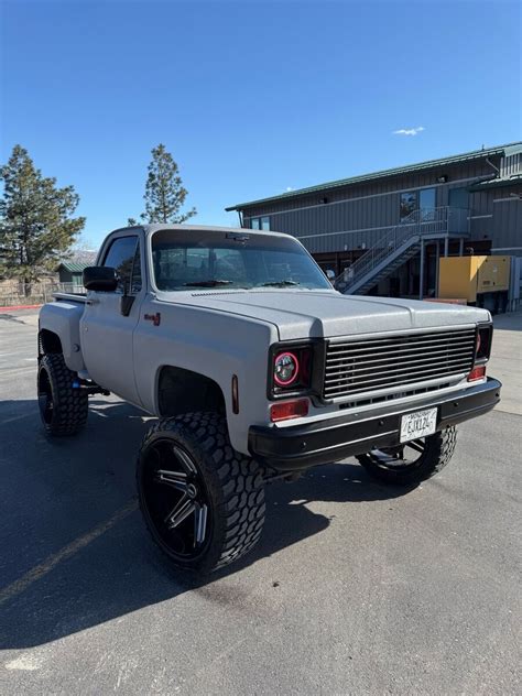 1975 Chevrolet Square Body C10k10 Grey Stepside For Sale