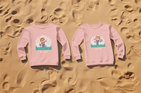 Premium Psd Siblings Clothes Mockup Design