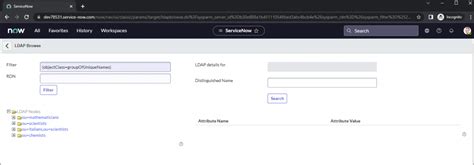 Servicenow Integration With Active Directory Using Ldap Siis Tech Blog