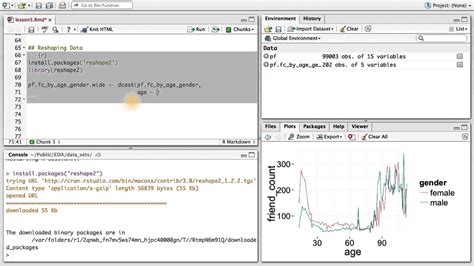 Reshaping Data Youtube