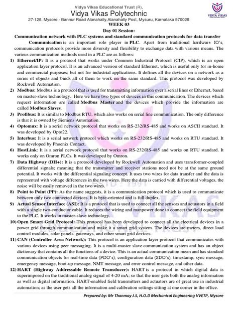 Automation And Robotics Week 03 Theory Notes 20me51i Pdf