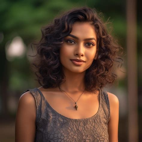 Premium Ai Image A Beautiful Sri Lankan Girl