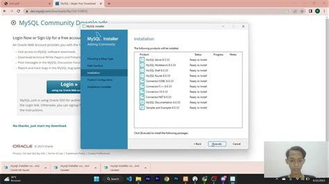 P1 Instalasi Dbmsmysql Perancangan Basis Data Youtube