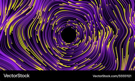 Wave Pattern 3d Glowing Abstract Digital Vector Image