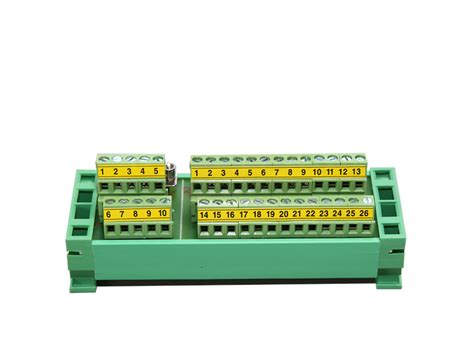 DIN Rail Connector DB DB Terminal Block Ribbon Wires CS Lab