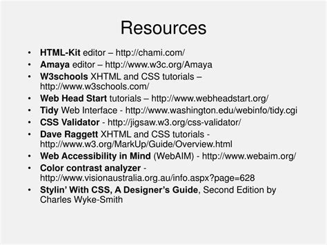 Ppt Xhtml And Css Powerpoint Presentation Free Download Id377711
