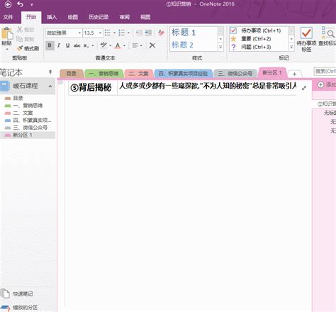OneNote 个技巧做出整齐美观的笔记 知乎