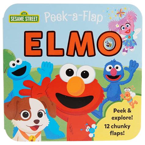 Sesame Street Elmo Peek A Flap Garnett Jaye Cottage Door Press