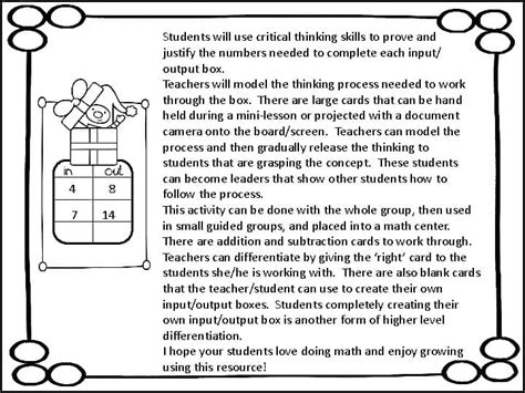 Christmas Input Output Addition And Subtraction Boxes By Herrons Happy Hoppers