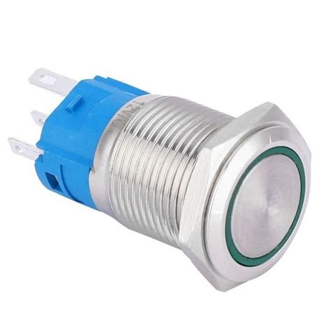 Ejlife 1no 1nc Press 16mm Led Self Reset 1no 1nc Interrupteur à Bouton