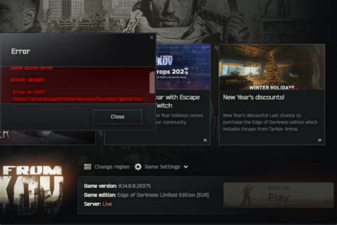 What Is Error 103003 In Tarkov And How To Fix It
