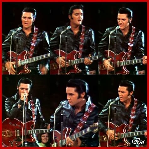 Elvis 1968 Black Leather Elvis Presley Concerts Elvis 68 Comeback