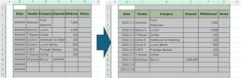 Excel That Automatically Adjusts The Height Of Rows And The Width Of