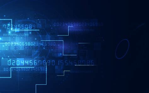 추상 미래 전자 회로 기술 배경 프리미엄 벡터