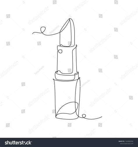 Lipstick Line Drawing