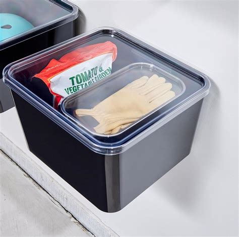 Clear Wall Mounted Storage Bins At Cassandra Wasinger Blog