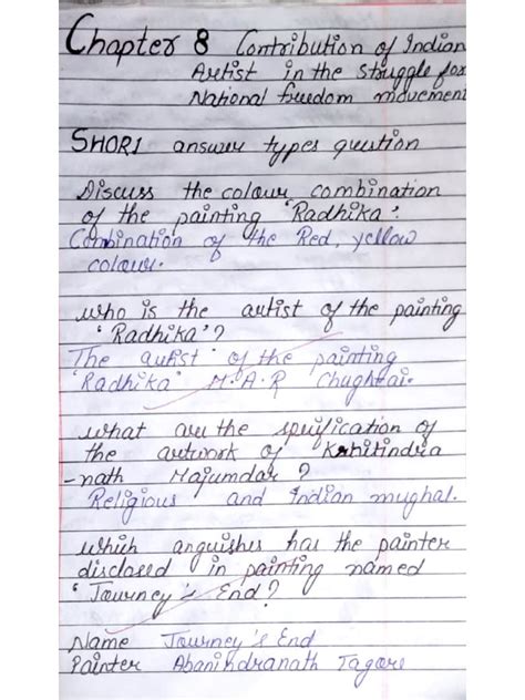 12th Class Chapter 8 Question Answer Pdf