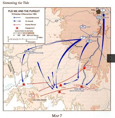 Military Map Of La Drang