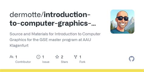 Github Dermotte Introduction To Computer Graphics Lecture Source And Materials For