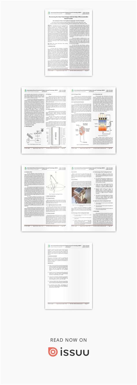 Irjet Maximizing The Solar Panel Output With The Help Of
