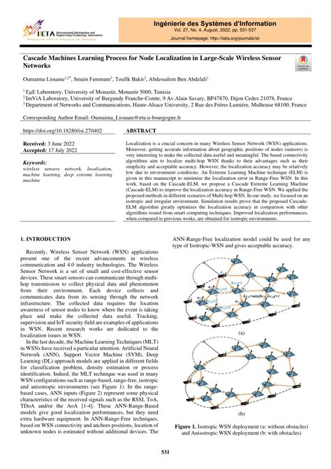 Pdf Cascade Machines Learning Process For Node Localization In Large