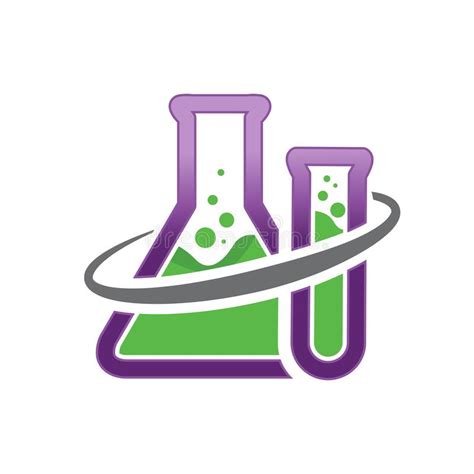 Science Lab Flask Line Icon Stock Vector Illustration Of Potion
