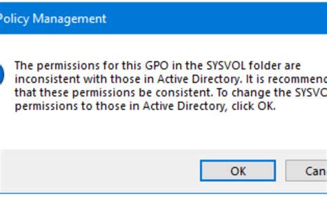 Gpo Permissions In Sysvol And Ad Alexanders Blog