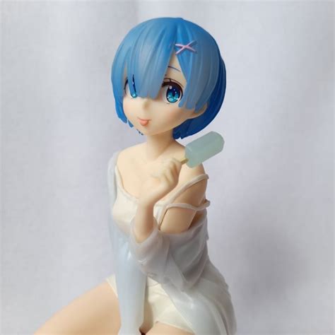 正版 Re0 雷姆 公仔 二手 無盒 Relax Time Ice Pop 吃冰棒 Re從零開始的異世界生活 Rem 蝦皮購物