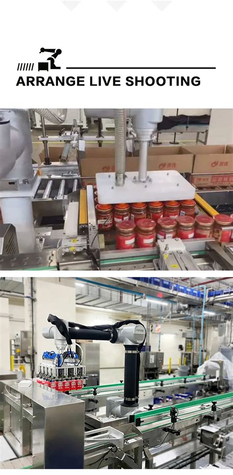 Automatic Cobot Case Packer Collaborative Robotics Case Packer For