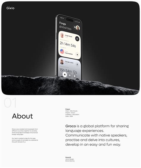Groco Education Mobile App UX UI Design Behance