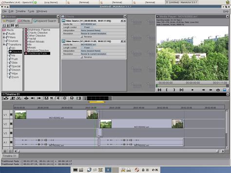 Нелинейный монтаж видео — Скриншоты — Галерея