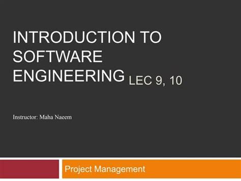 Project Schedulingppt