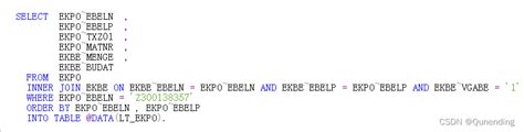 SAP ABAP SELECT语法SQL语法详解 灰信网软件开发博客聚合
