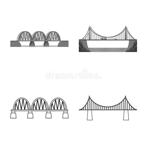 Vector Illustration Of Connection And Design Symbol Collection Of Connection And Side Vector