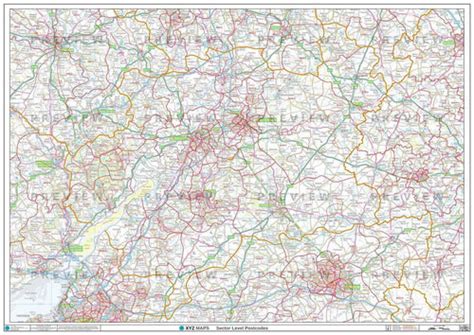 Gloucester Postcode Maps For The Gl Postcode Area Map Logic