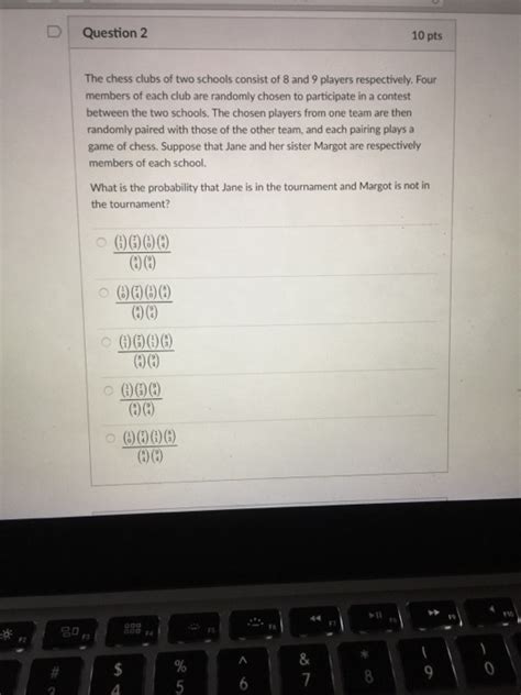 solved d question 2 10 pts the chess clubs of two schools