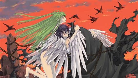 Angels Wings Code Geass Lamperouge Lelouch Cc 1915x1080 Anime Code