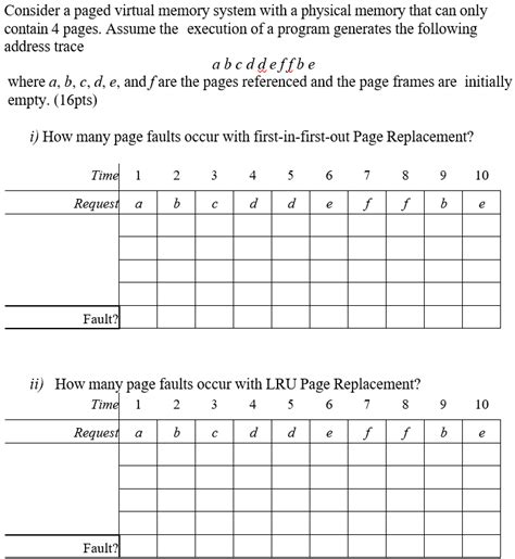 Solved Consider A Paged Virtual Memory System With A Chegg