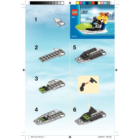 Lego Jet Ski Set 30015 Instructions Brick Owl Lego Marketplace