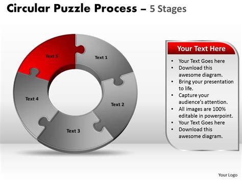 Components Circular Puzzle Process PowerPoint Slide Clipart Example Of Great PPT
